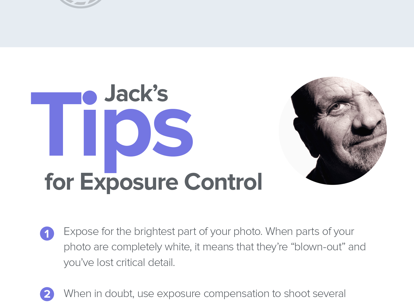 An iPhone Exposure Tips Infographic ~ snap snap snap
